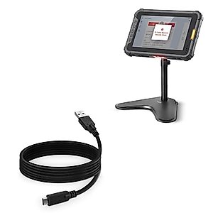 BoxWave Cable Compatible with ID Scan IDWare Falcon ID & Passport Scanner - DirectSync - USB 3.0 A to USB 3.1 Type C, USB C Charge and Sync Cable - 6ft - Black