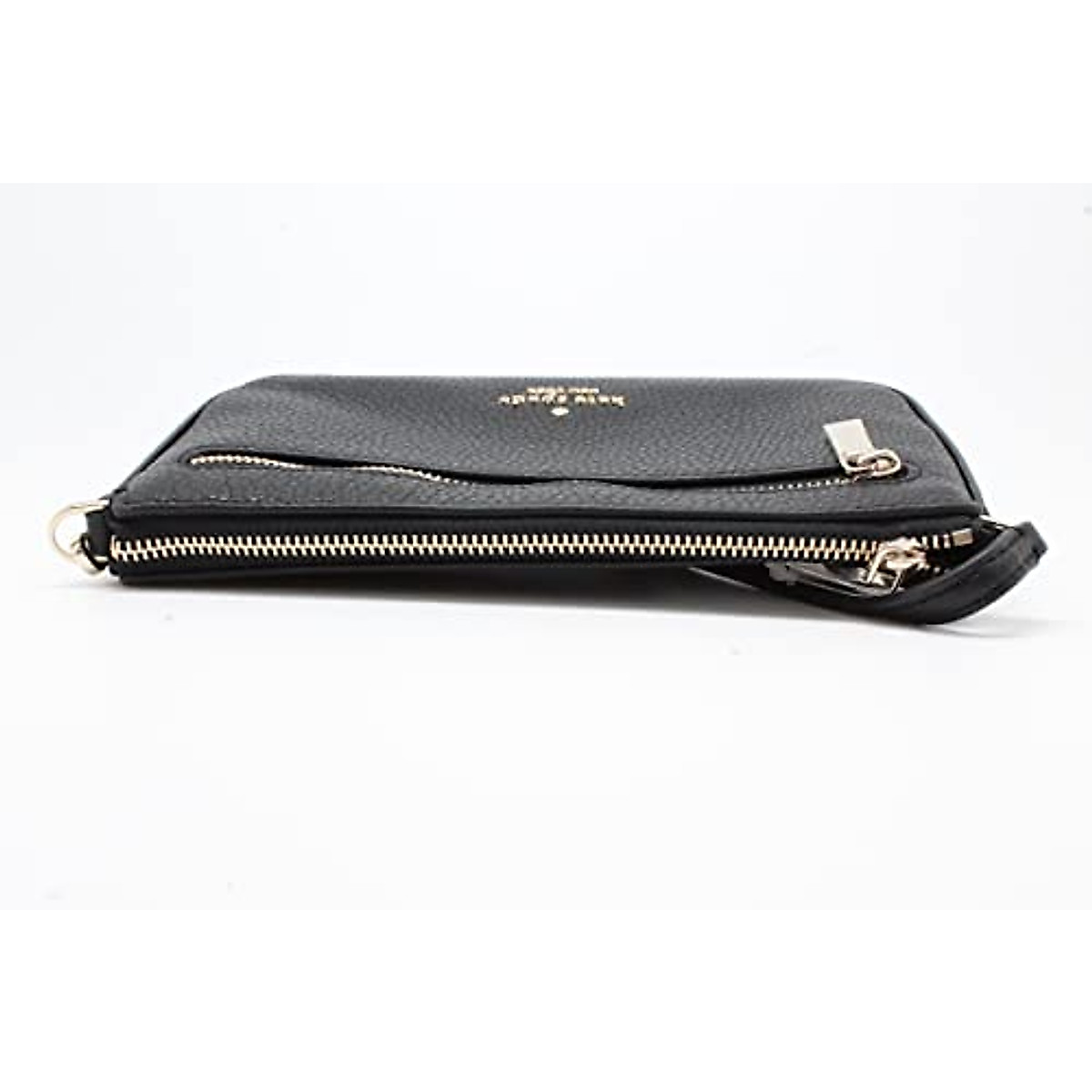 Kate Spade New York Leila Pebbled Leather Clutch Bag in Black