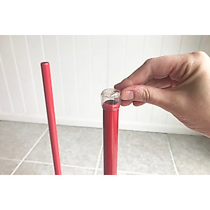 Shepherd Hardware 9568 White Cushion Doorstops, 2-Pack