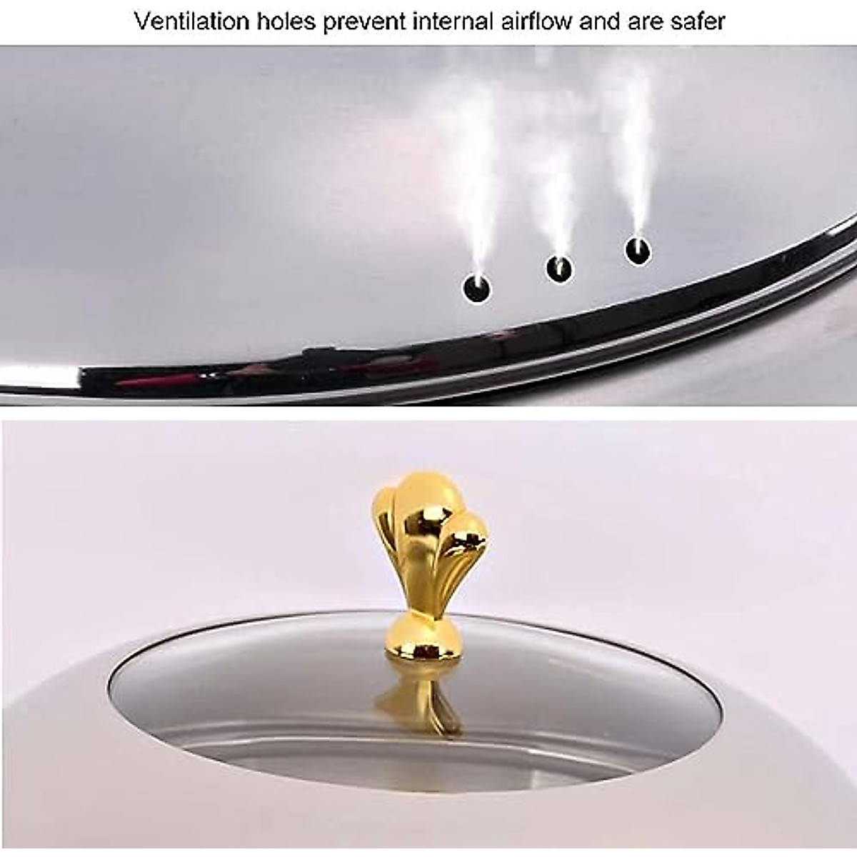 Chafing Dishes Chafing Dish Buffet Set, Food Warmers Server Warming Tray Round Rectangular Chafers, Stainless Steel Square Chafer, Round Food Warmer Chafing For Catering Warmer Chafer Set, Energy Effi