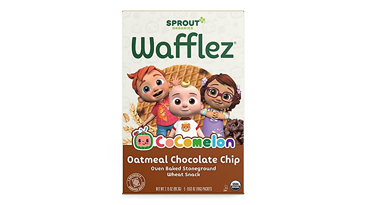 CoComelon Sprout Organic Wafflez - Healthy Toddler Snacks