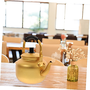 HOMSFOU 5pcs Folding Storage Boiler Metal Wine Camping Over Classic Pots Maker for Gas Heater to No L Pour Small Restaurant Serving Touch Scalding Rice Dispenser with Home Jug Water