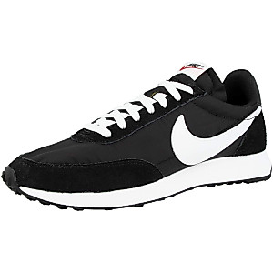 NIKE Men's Race Running Shoe, Black White Team Orange, 11