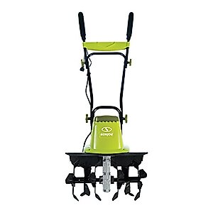 Sun Joe TJ603E 16-Inch 12-Amp Electric Tiller and Cultivator , Green