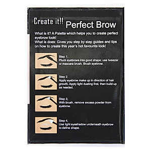 Cameo Perfect Brow Makeup, Dark Brown