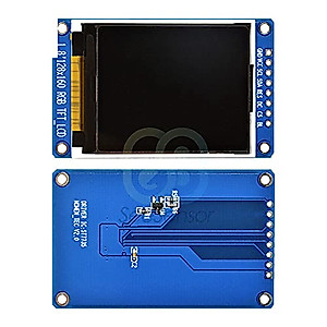 1.8 inch 128160 128x160 SPI Full Color TFT LCD Display Screen Module ST7735S 3.3V Replace OLED Power Supply for Arduino