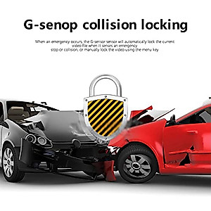 1080P Front and Rear Dash Cam for Car - Smart Driving Recorder - Car Driving Recorder with Night Vision, Seamless Loop Recording, Emergency Video Lock - Dashcam with 4.0Inch IPS