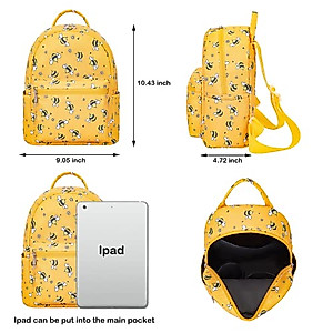 Cute 10 inch mini pack bag backpack for grils children and adult (bee)