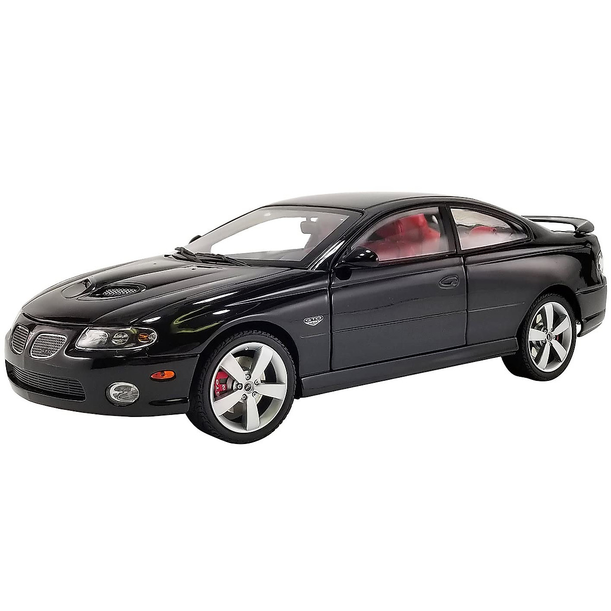 GMP 2006 Pontiac GTO Phantom Black with Red Interior Limited Edition to 450 Pieces Worldwide 1/18 Diecast Model Car 18981