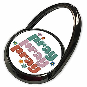 3dRose 3dRose - Rosette - Bible Verse - Pray Pray Pray - Phone Rings (phr-364243-1)