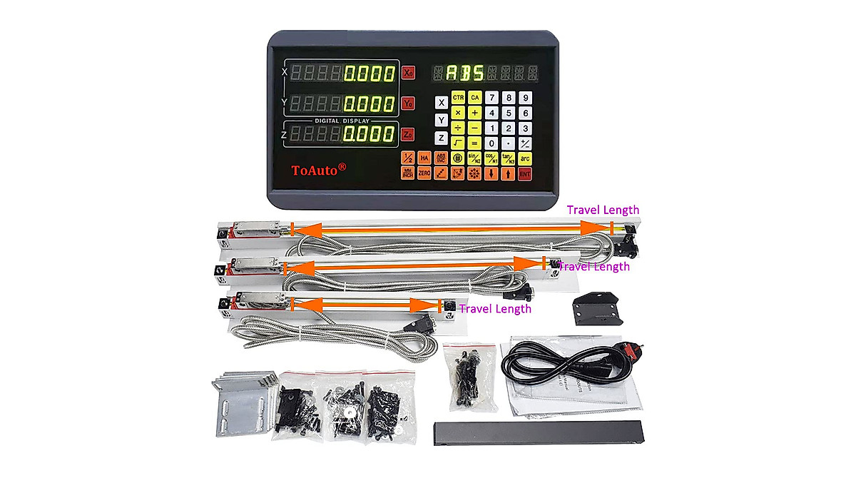 FASTTOBUY 3 Axis Digital Readout for CNC Machines