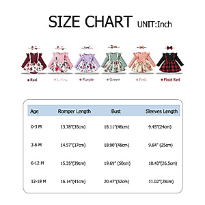 HIGHUZZA 3-6 Month Baby Girl Clothes Newborn Dress Infant Romper Fall Outfits Winter Jumpsuit Girl's Clothing Overall Plaid Stripes Girl Skirt Set with Headband Black