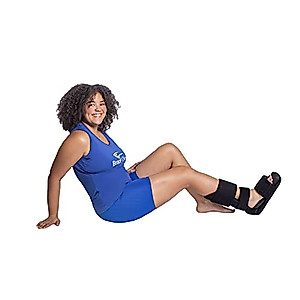 Brace Direct 90 Degree Padded Night Splint (Large) + Foot Ice Pack (L/XL)