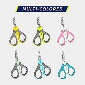 WePet Pet Nail Clippers, Professional Claw Trimmer, Scissor for Cats, Dogs, Puppies, Kittens, Hamsters, Rabbits and Small Animals, Sharp, Safe