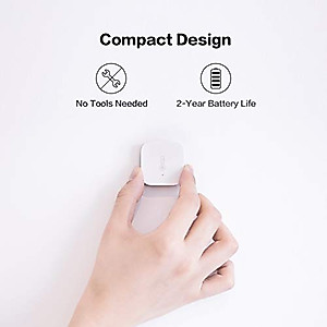 Aqara Temperature and Humidity Sensor, Requires AQARA HUB, Zigbee, for Remote Monitoring and Home Automation, Wireless Thermometer Hygrometer, Compatible with Apple HomeKit, Alexa, Works with IFTTT