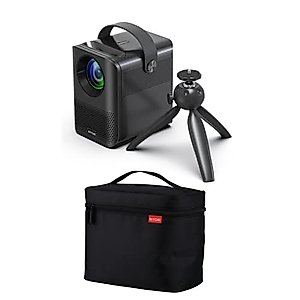 ETOE D2 Pro Projector with Mini Tripod Stand and Carrying Bag