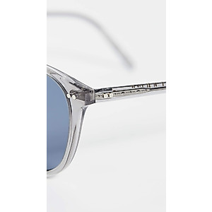 Oliver Peoples Eyewear Men's Forman LA Polarized Sunglasses, Workman Grey/Blue Polar, One Size