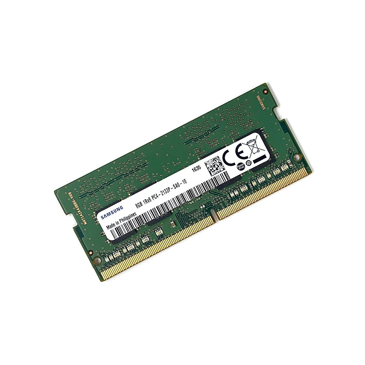 Samsung M471A1K43BB0-CPB 8GB PC4-17000 DDR4-2133MHz Non-ECC Unbuffered CL15 260-Pin SoDimm 1.2V Single Rank Memory Module - OEM