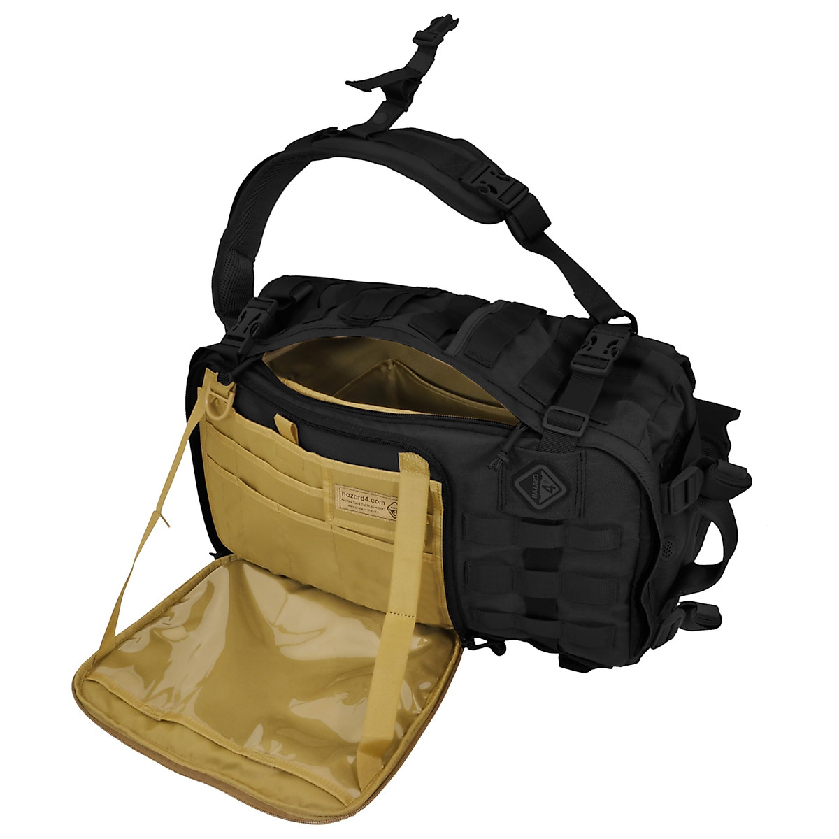 HAZARD 4 Second Front: Rotatable Backpack - Black