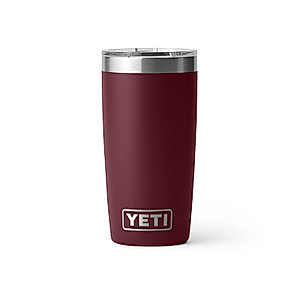 YETI Rambler 10 oz Tumbler, Stainless Steel, Vacuum Insulated with MagSlider Lid, Wild Vine Red