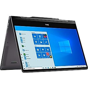 Dell Inspiron 13.3" 7000 2-in-1 4K UHD Touchscreen Laptop, Intel Core i7-10510U, Fingerprint Reader, RGB Backlit Keyboard, Thunderbolt 3, Black, Windows 10 Home (16GB RAM|1TB PCIe SSD)