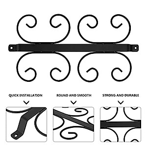 Alipis 3pcs Black Rack Down Storage Wine Iron Upside Glasses Slot Hanger Metal Hanging Gadget Racks Cup Home Restaurant Cabinet Holder Glass for Kitchen Goblet Drainage Draining