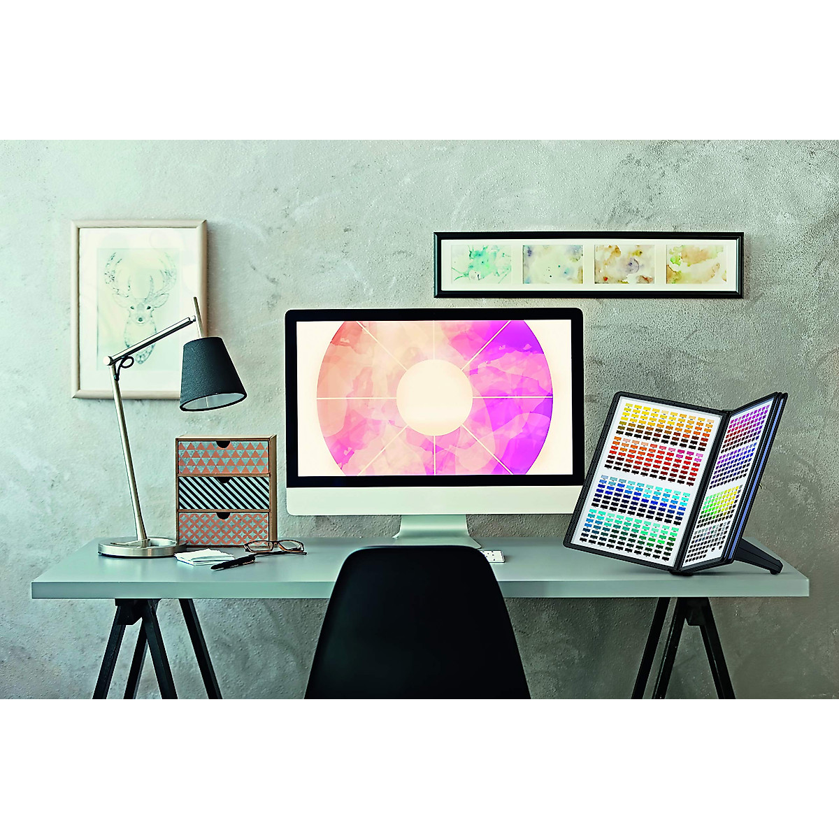 Durable SOHO Space Saving Reference Stand Desktop