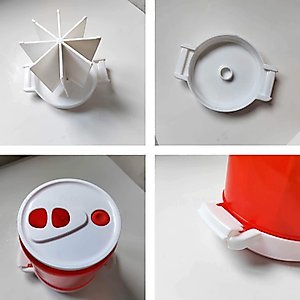 Bacon Can Microwave Cooker as Seen on TV, Bacon Cooker for Microwave Oven，Splash Proof and Mess Free Design, Pour the Grease Right Out, Easy to Clean, Easy to Store