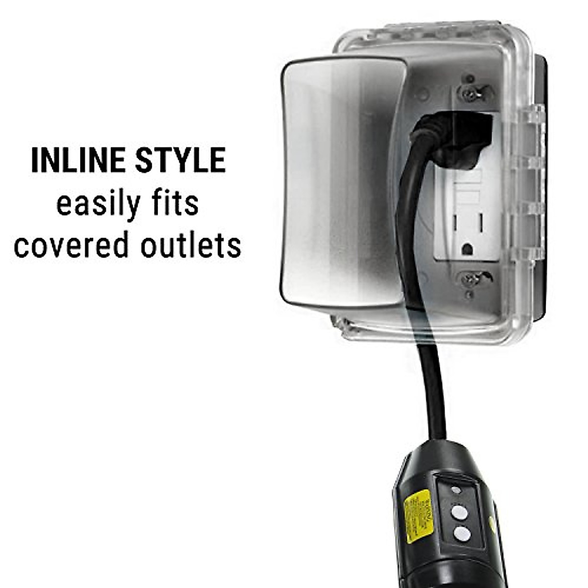 GFCI Cord Replacement for Hot Tub, Spa & Pool - 120V/15A Inline Style