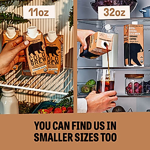 Wandering Bear DECAF Cold Brew Coffee On Tap, 96 fl oz - Extra Strong, Smooth, Unsweetened, Shelf-Stable, and Ready to Drink Iced Coffee, Cold Brewed Coffee, Cold Coffee