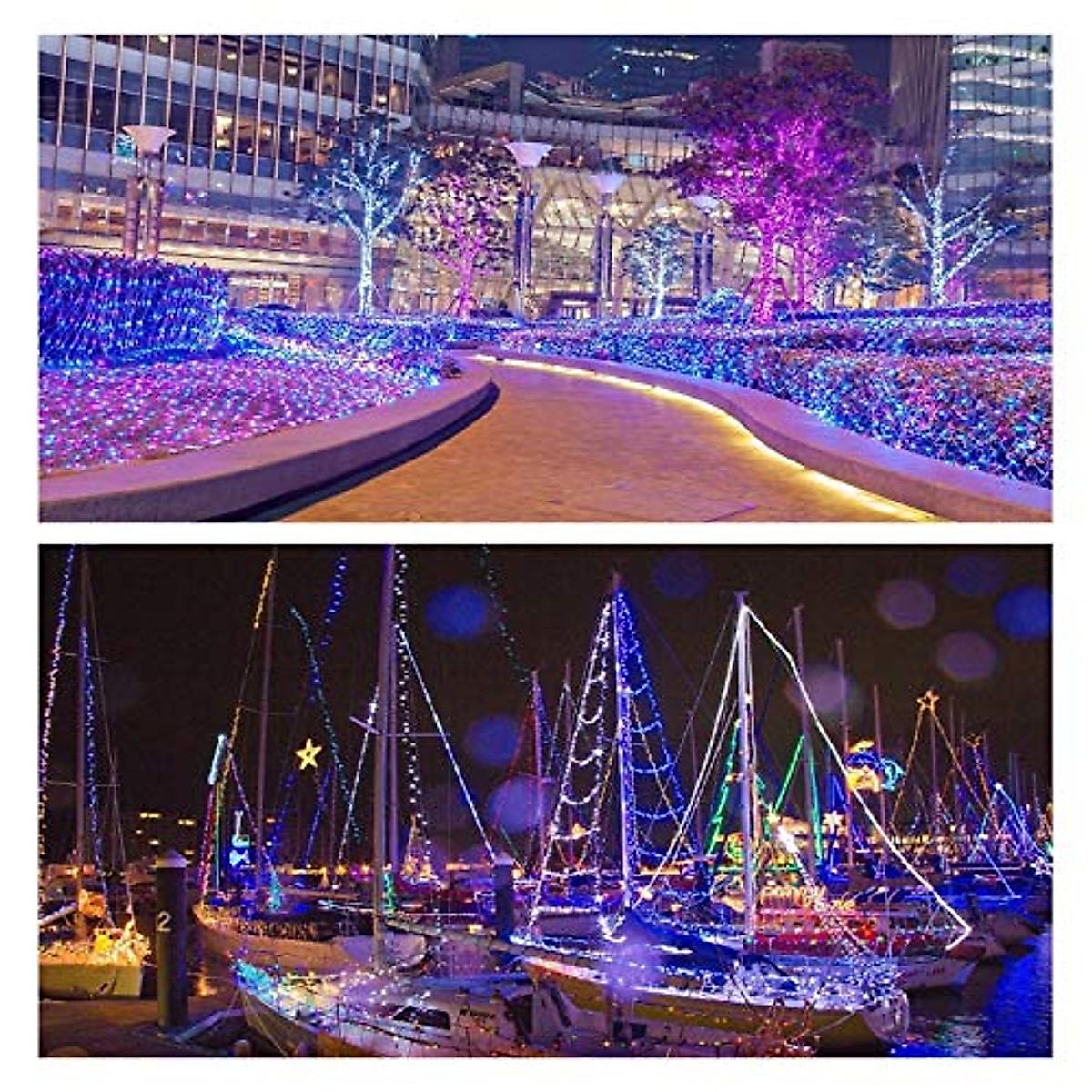 LIUPENGWEI Fairy Lights, Rope Lights 10M 100LED Waterproof String Lights Long LED Outdoor Garden Lights Christmas Lights Lighting 8 Operation Modes For Patio Party Wedding Yard Trees Home garden Ghost