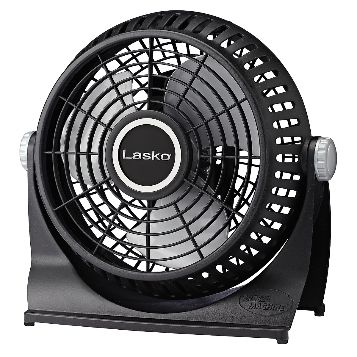 Lasko Breeze Machine Pivoting Floor/Table, 2-Speed, Black (507) Household Fans