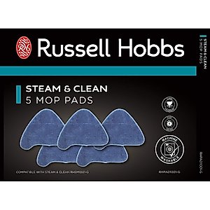 Russell Hobbs Mop Pads, pack of 5, Blue