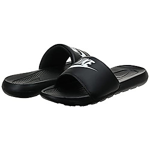 NIKE Women's Victori One Slide Trail Running Shoe, Black White Black, 6