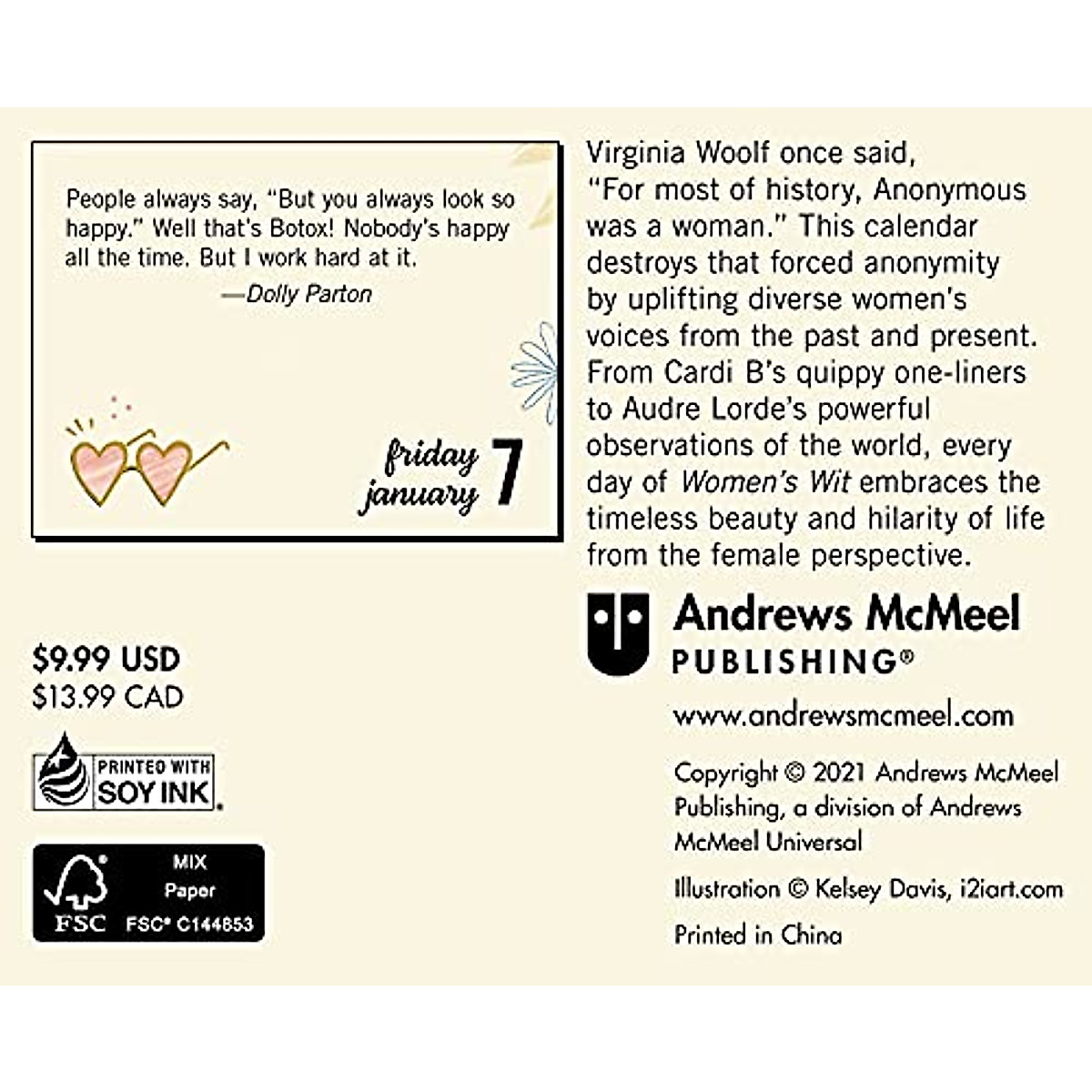 Women's Wit 2022 Mini Day-to-Day Calendar