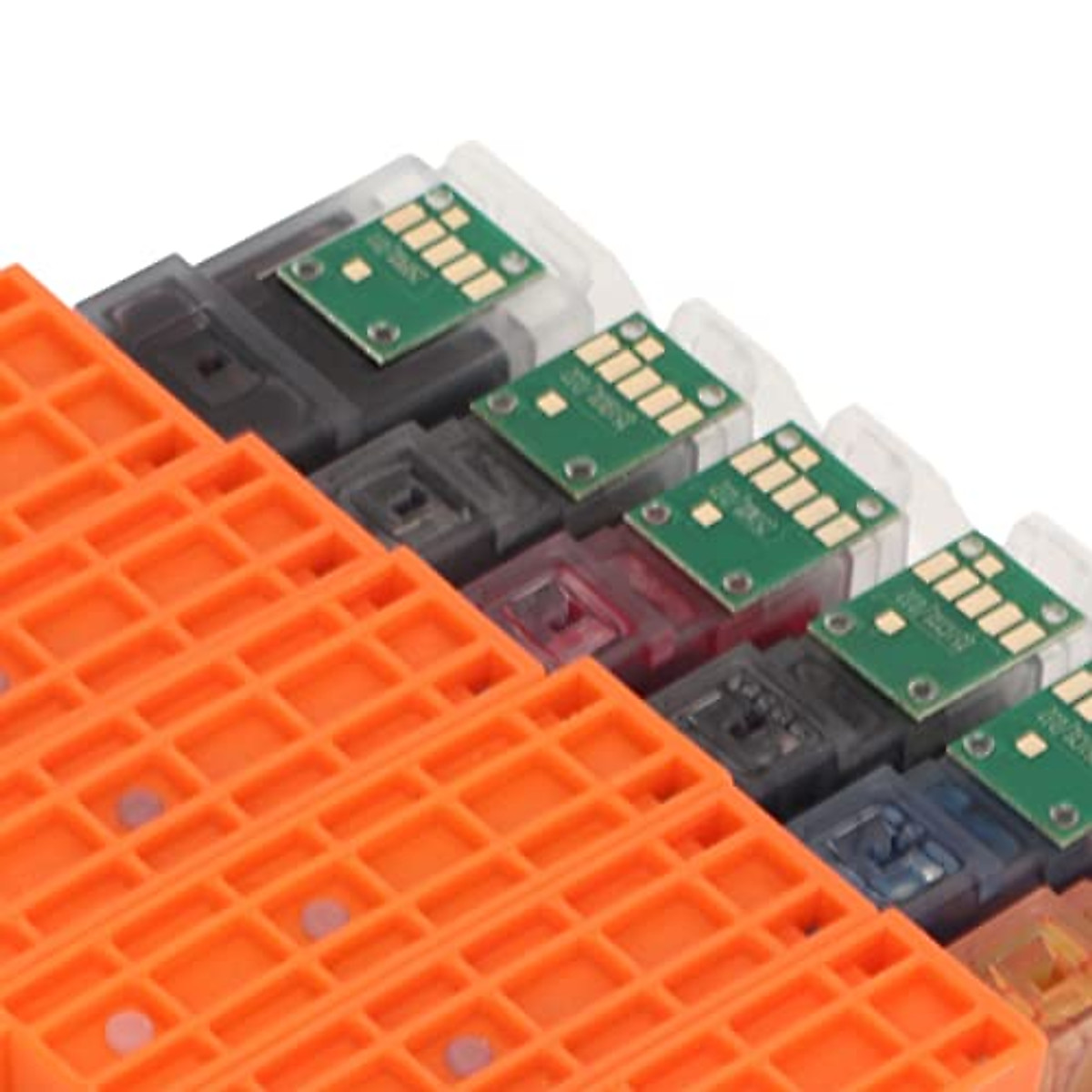 FTVOGUE 250‑251 Multi Colors Ink Cartridge Replacement Printer Inkjet Cartridges for PIXMA (BK BK C M Y GY 6 Colors)