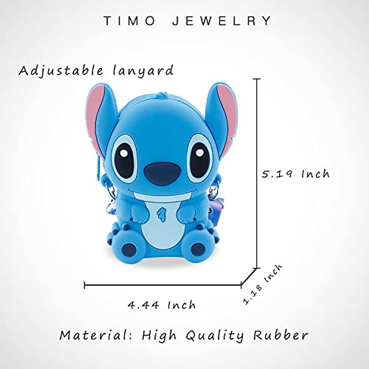 Stitch Lanyard With Wallet Stitch Purse Stitch Wallet Stitch Coin Purse Stitch Gifts for Girls Women(WA-stitch)