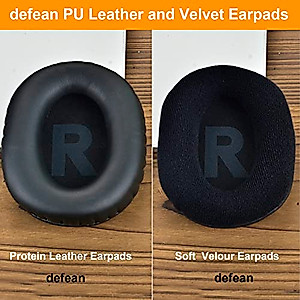 defean Replacement G Pro X Ear Pads Earpads Cover Ear Cushion Compatible with Logitech G Pro/G Pro X Gaming Headphones (Velour)