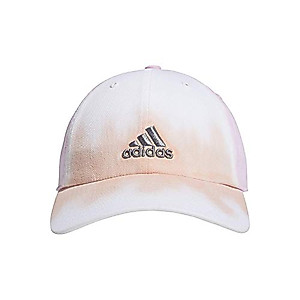 adidas Women's Relaxed Color Wash Cap, Vapour Pink/Frost Pink/Grey, One Size