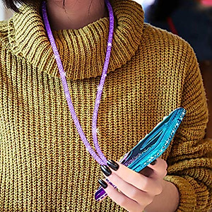 Silverback for LG Stylo 4 Case,LG Stylo 4 Plus Case,LG Q Stylus 4, Moving Liquid Holographic Sparkle Glitter Case with Stand, Bling Diamond Ring Slim Protective Case for LG Stylo 4 -Purple