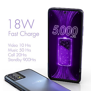 NUU B20 5G + Earbuds A Bundle, Unlocked Phones, Dual SIM 5G, 48MP Triple Camera, Compatible with AT&T, TMobile, Mint Mobile, Metro pcs +Active Noise Cancelling, US Hotline