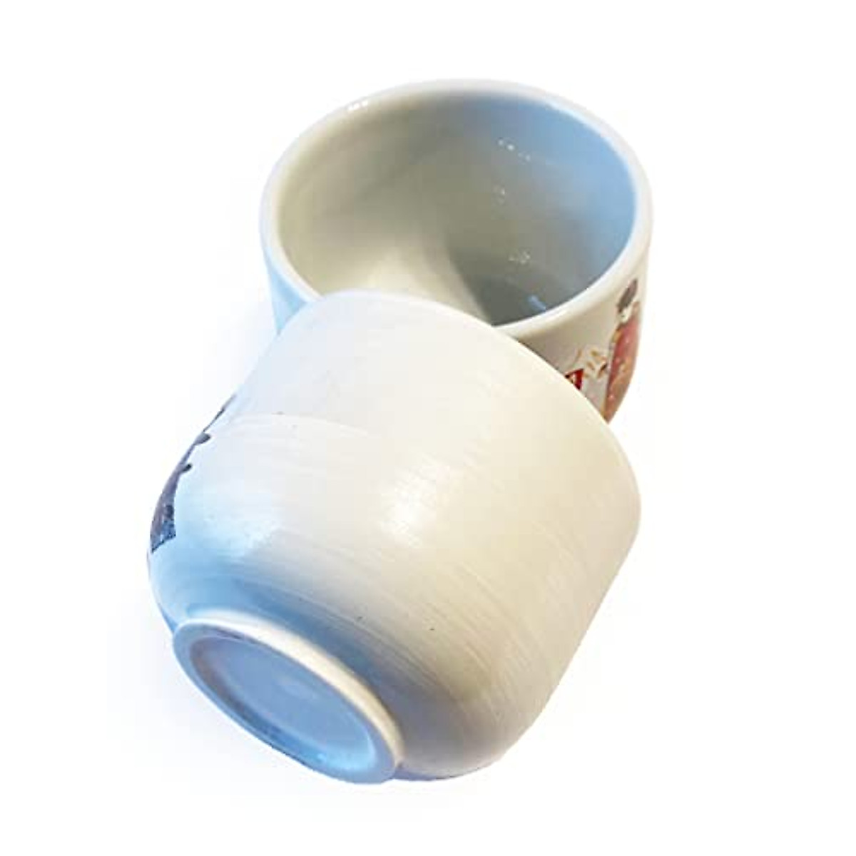 MIKO&TOKYO Japanese Designed YUNOMI Set. 2 of Japanese Tea Cups. For your Asian Tea Time. Enjoy Green Tea, Black Tea and Coffee. Made in Japan