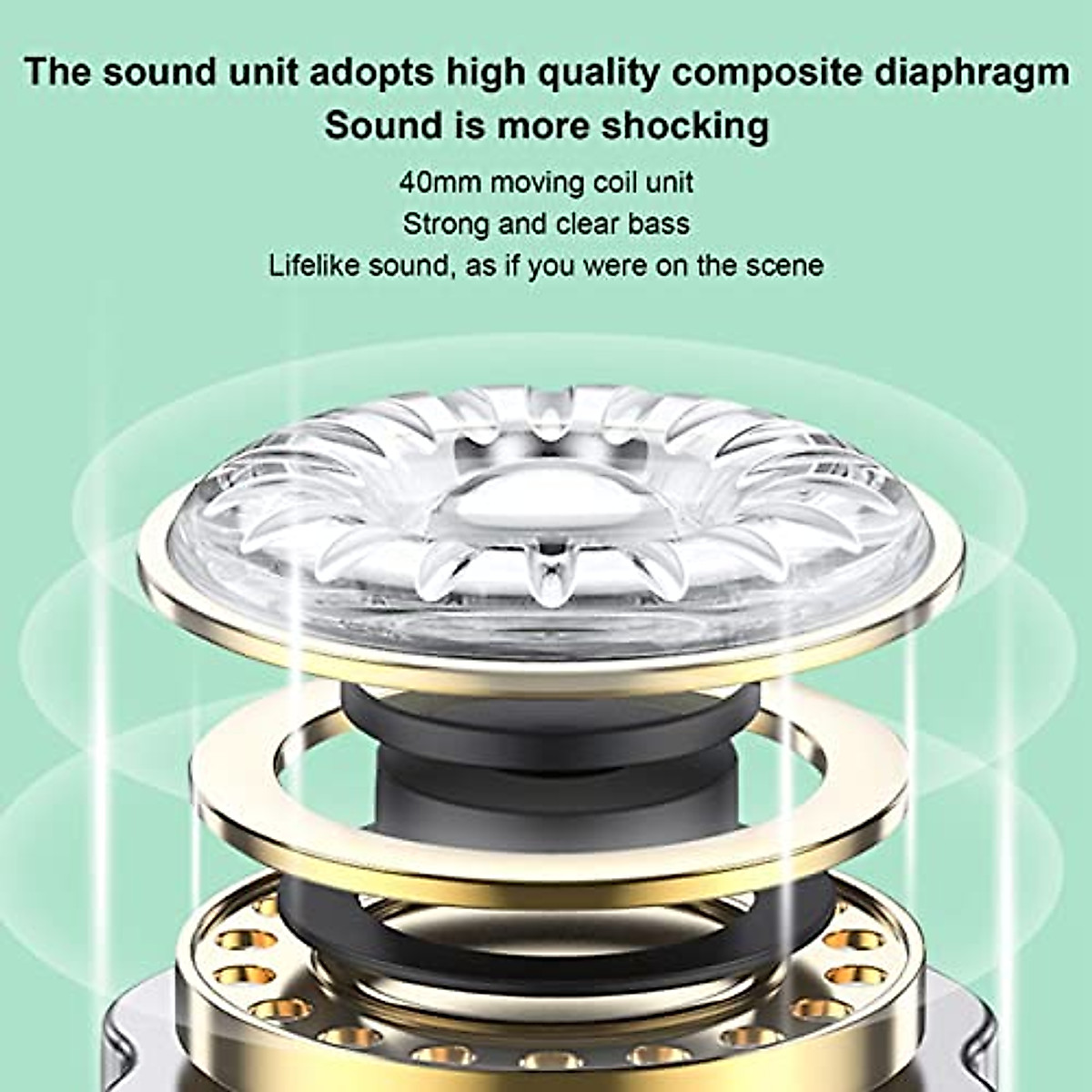 Cryfokt Noise Reduction Bluetooth Headset for Kids, Foldable Over Ear Headphone Wireless Wired Headphones with Colorful Light for Phone, Laptop, Tablets, Online Learning(Yellow)