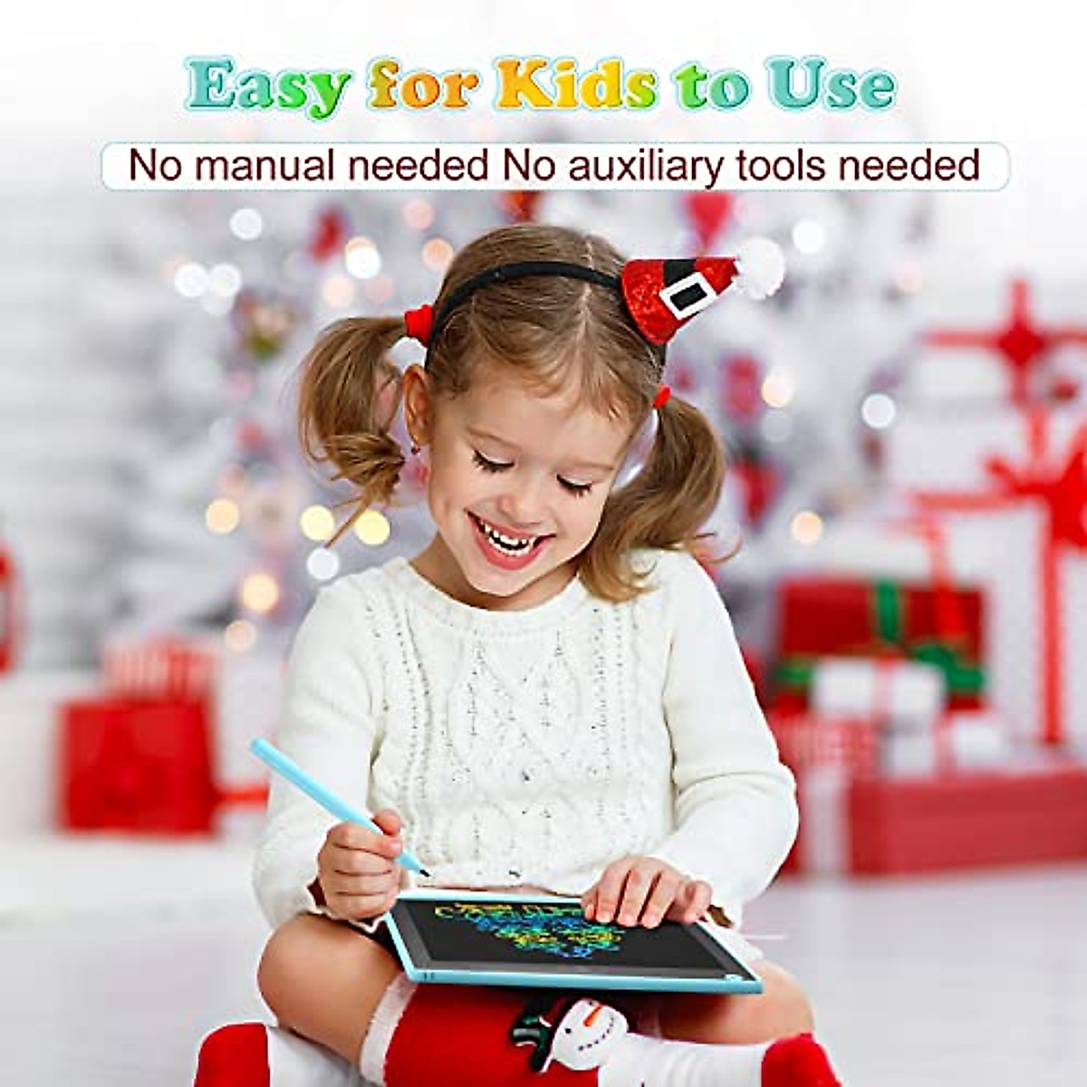 Fuleda LCD Writing Tablet for Kids, 3 Pack 8.5Inch Colorful Doodle Board Drawing Tablet Toddler Boy Girl Toys, Educational Kids Toys Birthday Christmas Gifts for 2 3 4 5 6 7 8 Year Old Boys Girls