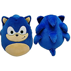 Squishmallows Kellytoy SEGA Sonic, Knuckles, Tails, Shadow Plush Toy (8'' Sonic The Hedgehog) SQK2821