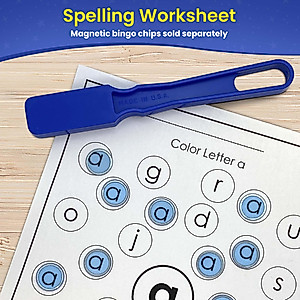 MR CHIPS Made in USA Magnetic Bingo Wand Set 18 Pack Wands - Ideal for Bingo, Science Experiments, Homeschool Accessories, Fridge Décor & Sewing Supplies