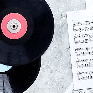 45 Record Adapter for Turntable RPM Record Player for 7 Inch Vinyl Record Players Turntables Solid Aluminum Dome (Silver)