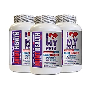 cat Joint Supplement Chews - Pets Joint Health with Turmeric - Premium Ingredients - Healthy - Turmeric cat - 3 Bottles (180 Treats)