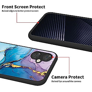 JYCUHTCL for OnePlus Nord N30 5G Case 6.72" Marble Design Shockproof Slim Lightweight for OnePlus Nord N30 Phone Case TPU Cover