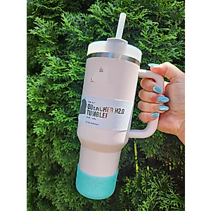 Wolf Creek Group 2 PC Silicone Boots for Stanley Tumblers | Simple Modern | Blender Bottle, Easy to Use & Clean, Ideal for Active Lifestyles (Leopard/GoldSparkle)